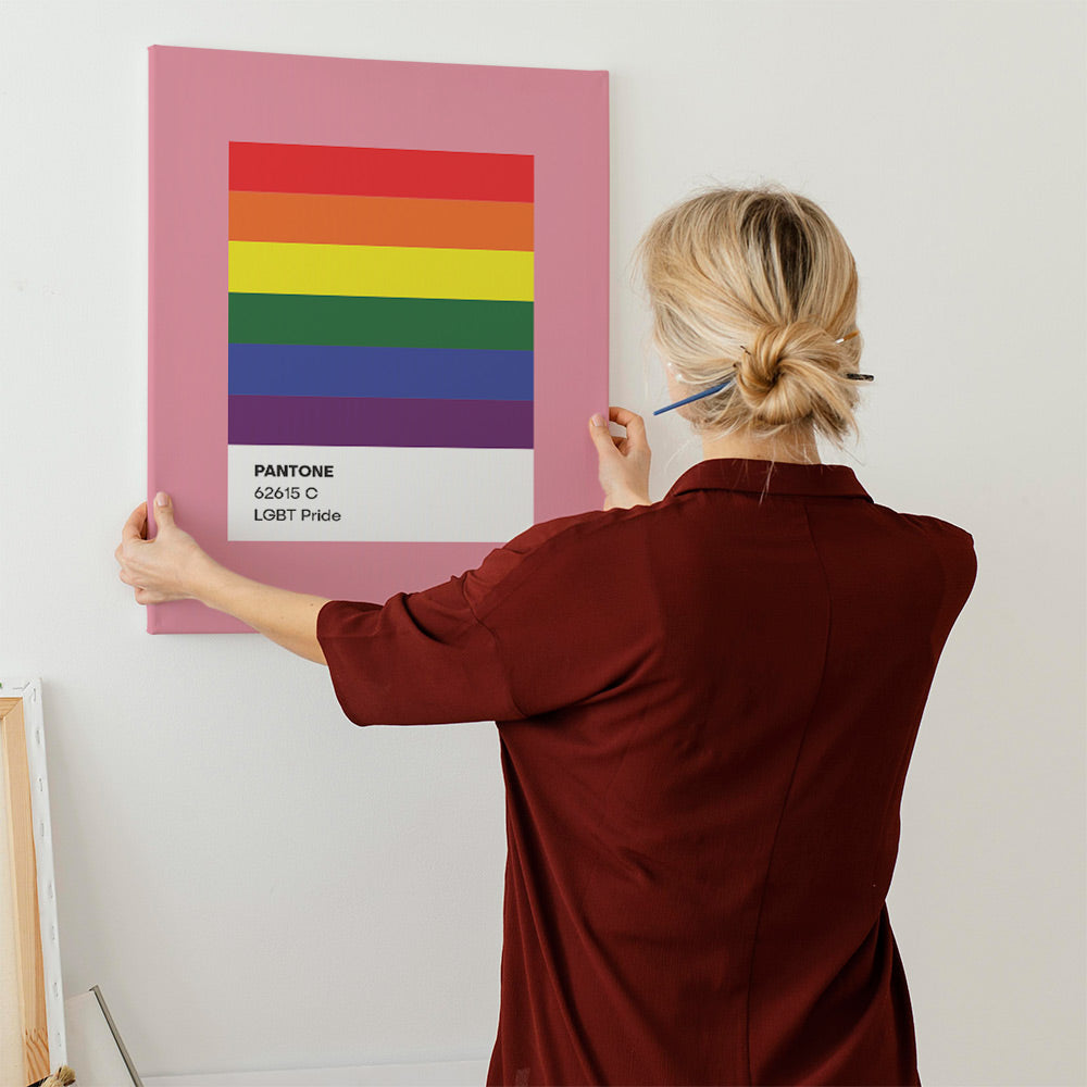 The LGBTIQ Pantone Gay Canvas Art Print | Shop at AmericanEyez Online