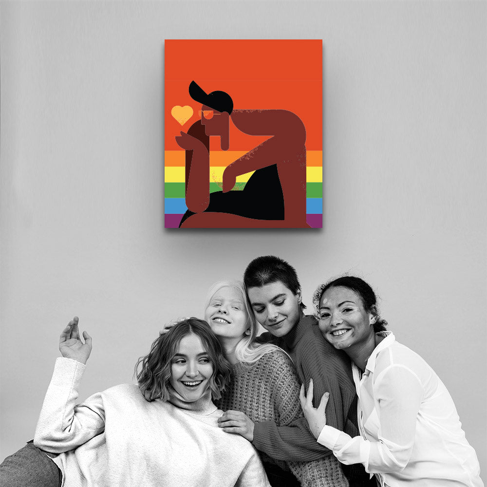 Love at Summer | Gay Abstract Art, Equality Art Online | AmericanEyez